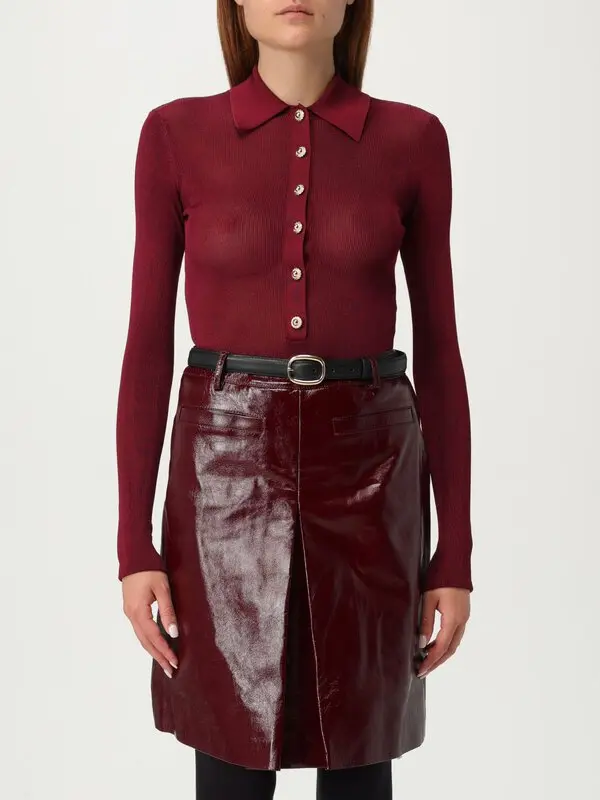 SELF-PORTRAIT Polo Shirt - Violet