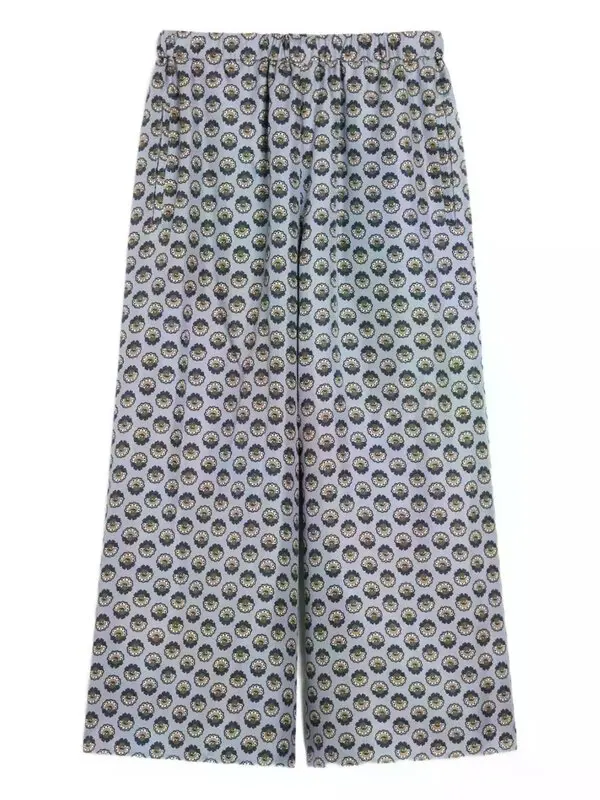 Max Mara Silk Wide-leg Trousers