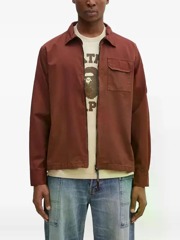 C.P. COMPANY Gabardine Zip-up Shirt Jacket
