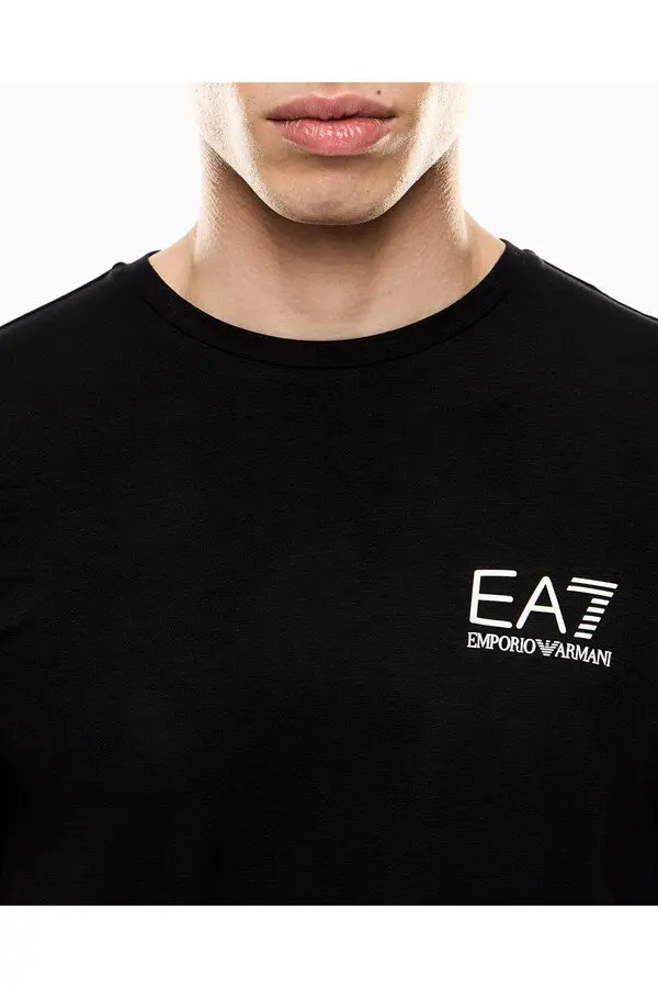 Emporio Armani Gold Label Viscose-blend Long-sleeved T-shirt - Black