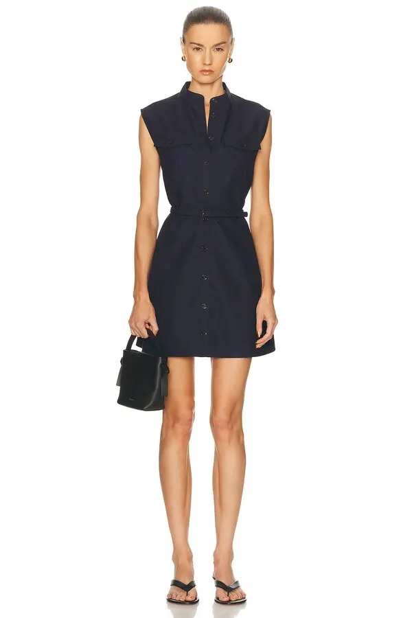 FRAME The Safari Dress - Navy