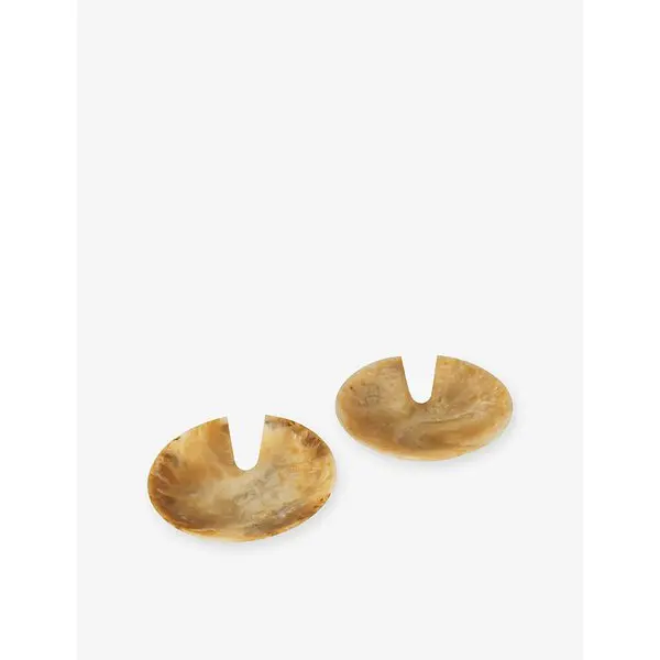 FERM LIVING Sol Resin Salad Servers Set Of Two