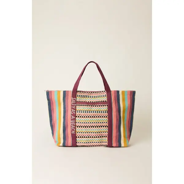 BTB LOS ANGELES Canvas Beach Tote