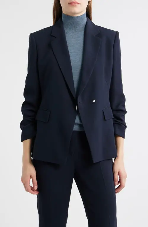 Hugo Boss Jia Slim-fit Blazer - Sky Captain