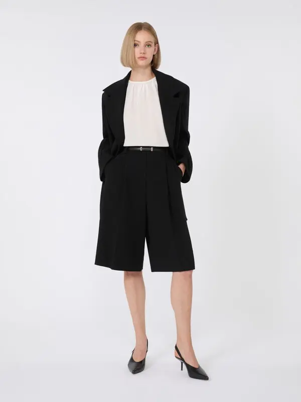 Max Mara Cady Bermuda Shorts - Black