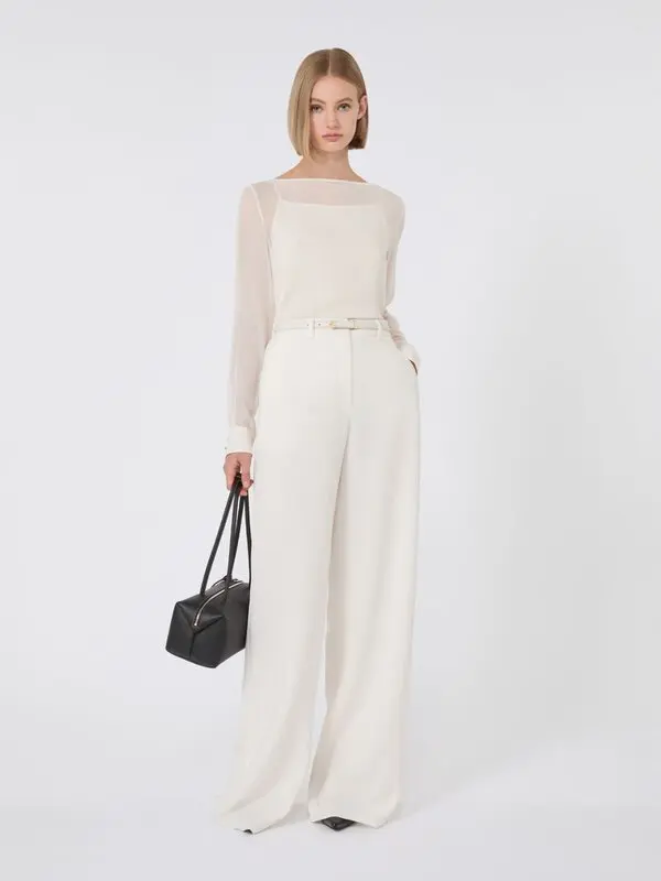 Max Mara Wide Cady Trousers