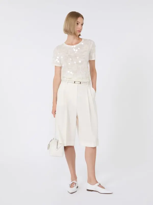 Max Mara Cady Bermuda Shorts - Ivory