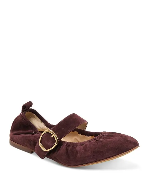 Dolce Vita Caely Flats - Mulberry Suede