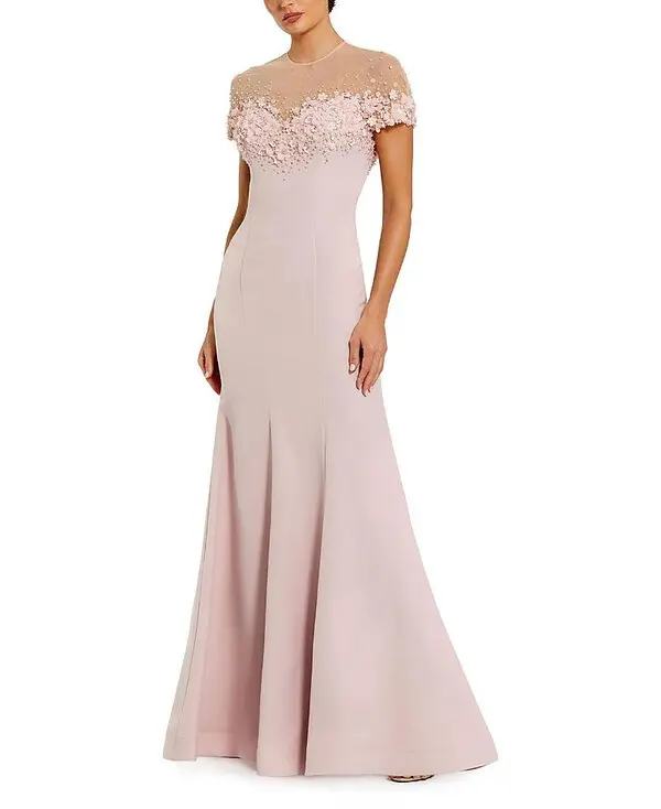 Mac Duggal Mermaid Crepe Gown