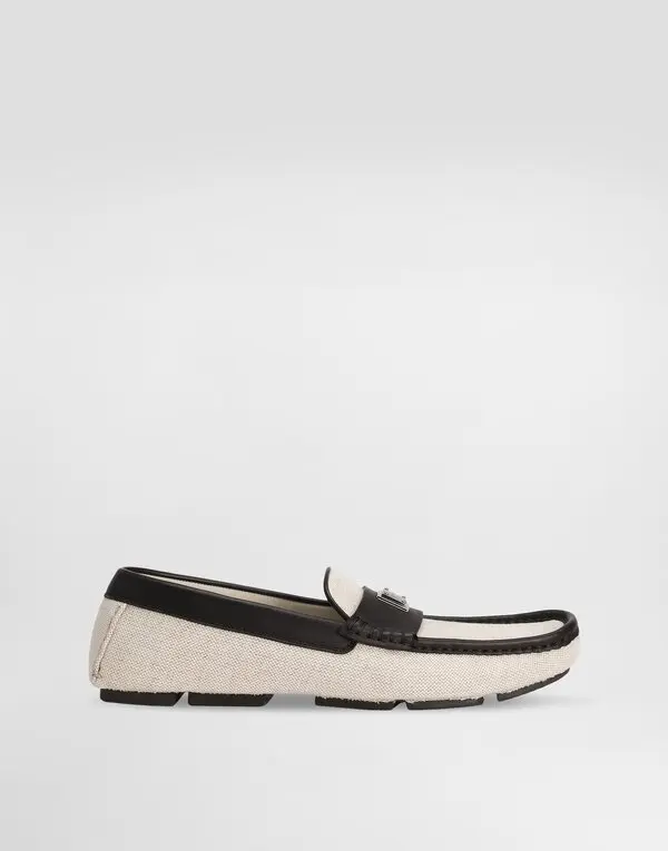 Dolce & Gabbana Dg Driver Salt & Pepper Slipper