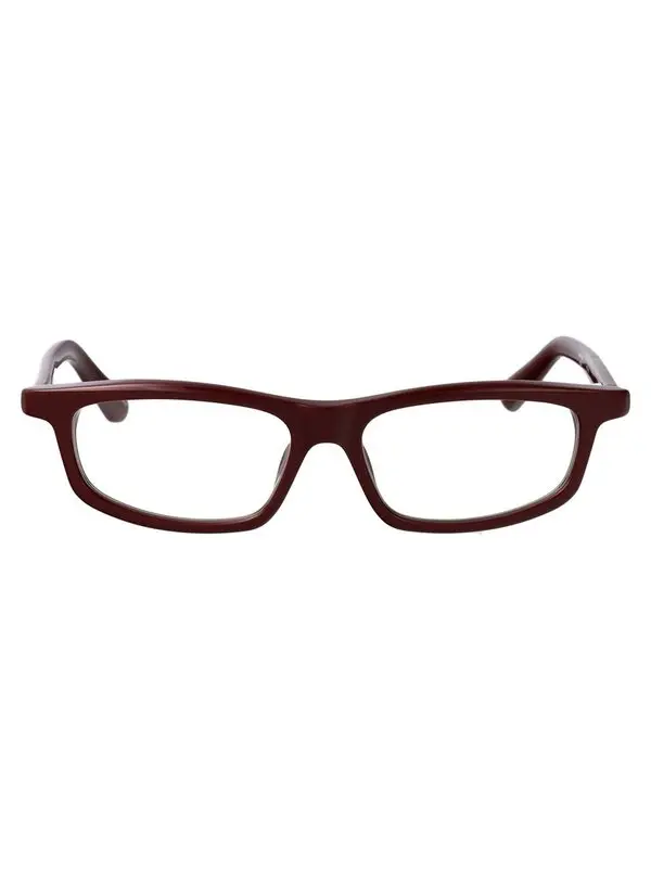 Jacquemus Optical Cuadro - Bordeaux/ Silver/ Optical
