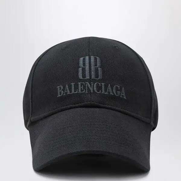 Balenciaga Nano Bb Baseball Cap - Black