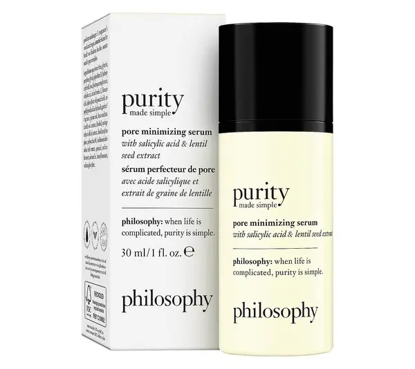 PHILOSOPHY 1 Oz. Purity Made Simple Pore Minimizing Serum