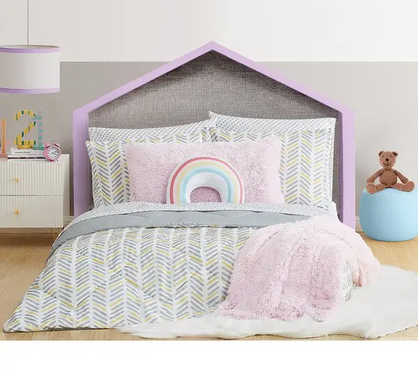 MASON & MOLLIE Herringbone Twin Bed In A Bag