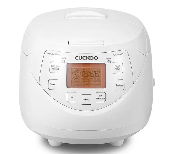 CUCKOO 6-cup 9-mode Micom Rice Cooker W/ Nonsti Ck Inner Pot