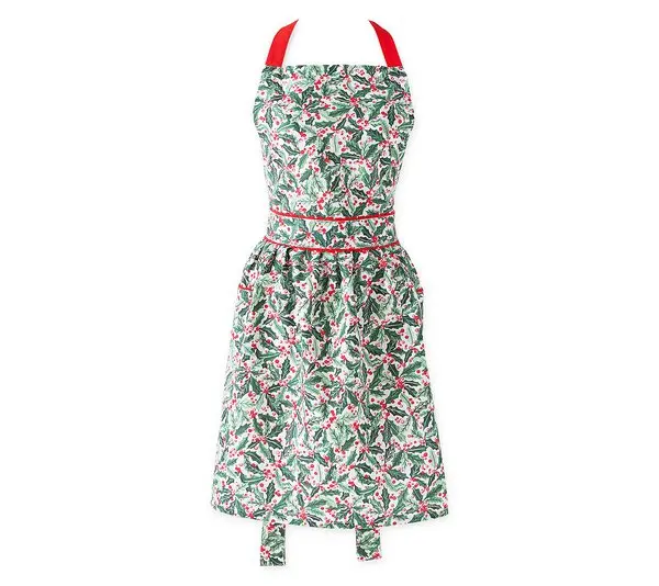 DESIGN IMPORTS Holly Jolly Printed Apron