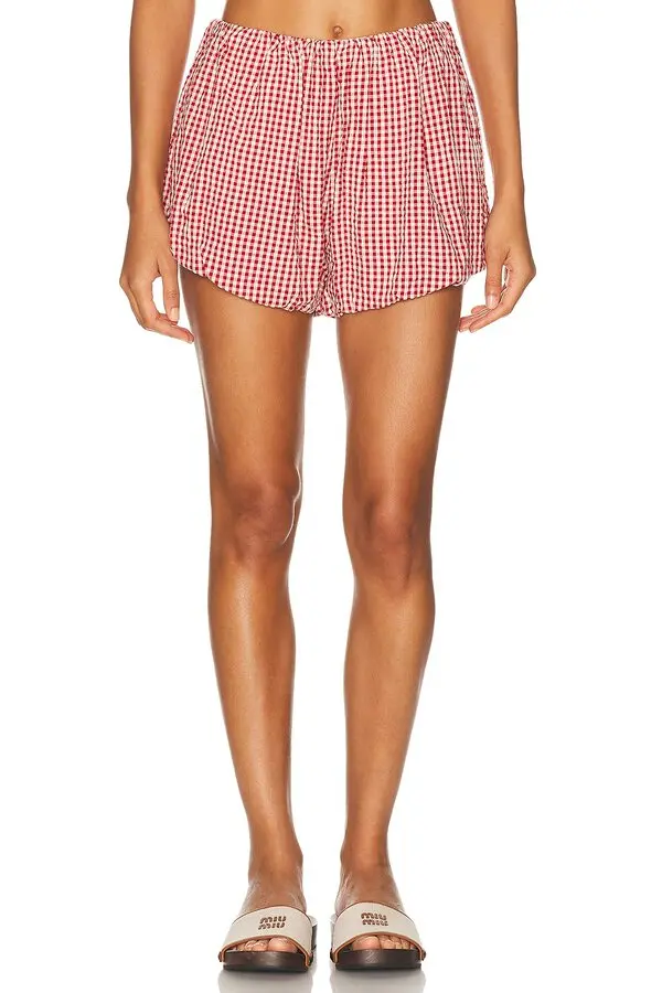 Posse Aurelia Short - Red Gingham