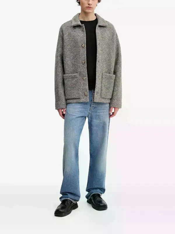 A.p.c. Patch-pocket Wool-blend Jacket