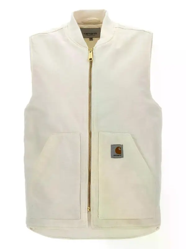 Carhartt Work In Progress Classic Quilted Pocket Vest - White