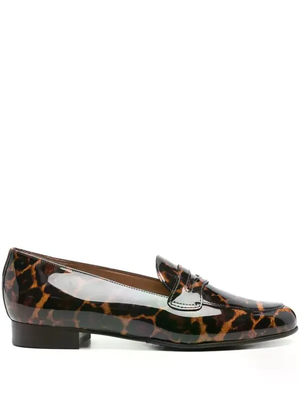 CAREL Leopard-print Penny Loafers