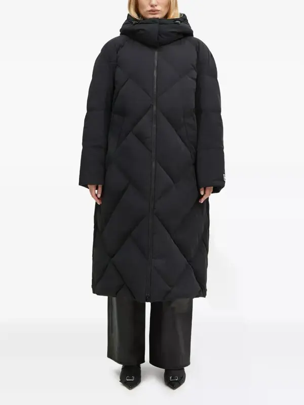 Kenzo Weave Long Down Coat