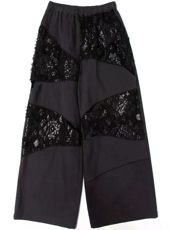 MULLER OF YOSHIOKUBO Lace-panel Trousers