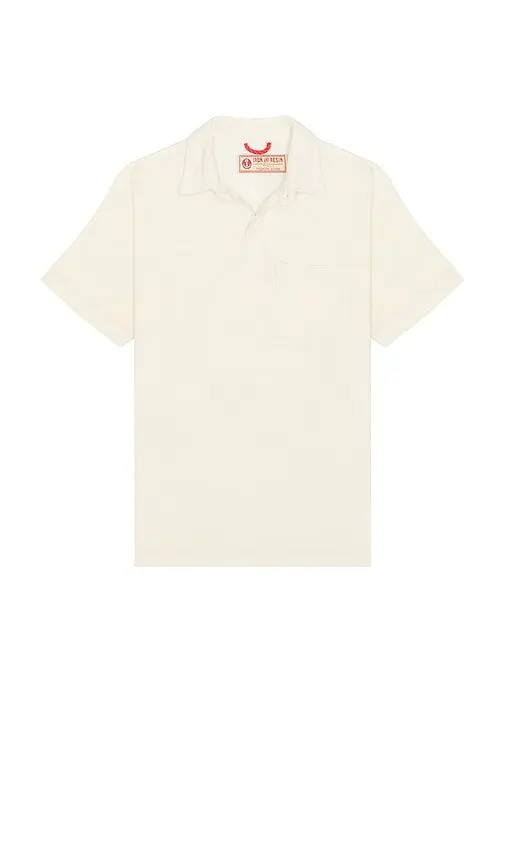 IRON & RESIN Terry Polo In Beige