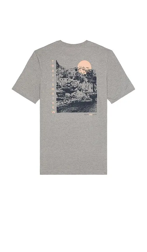 Travis Mathew Maiden Voyage Tee In Grey