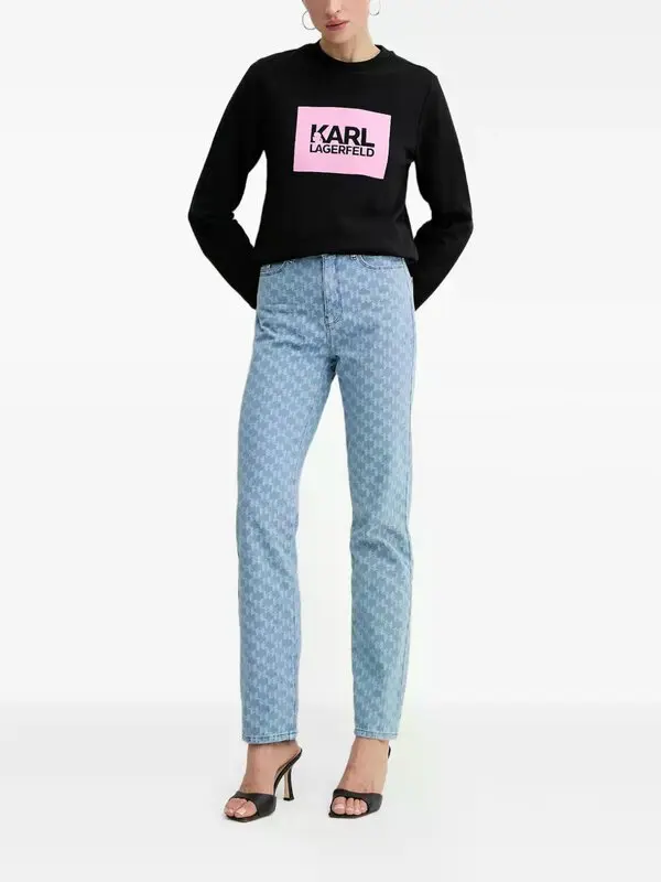 Karl Lagerfeld Stack-logo Sweatshirt