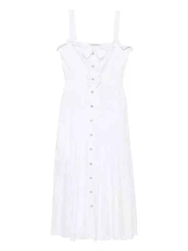 Alessandra Rich Buttoned Midi Dress