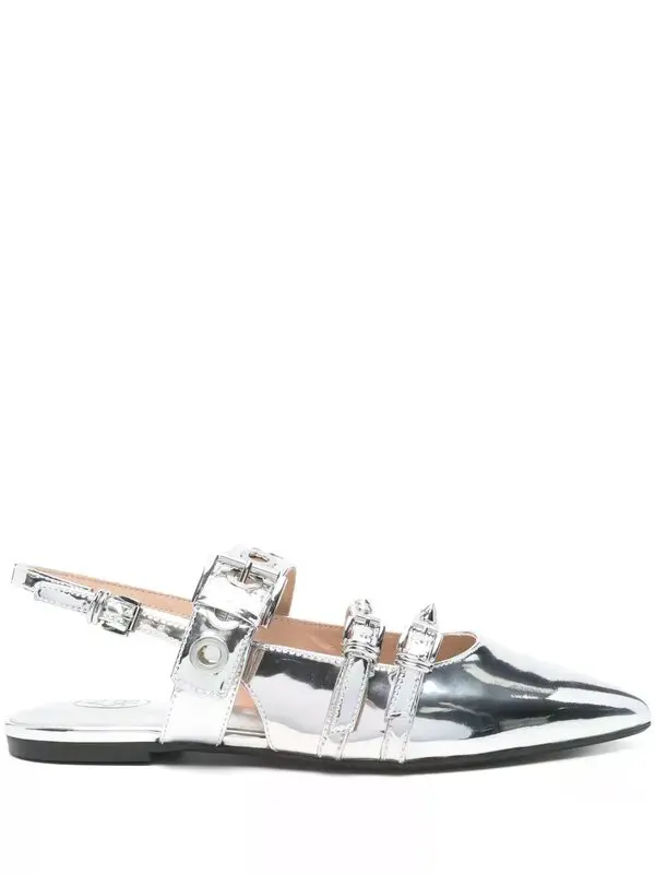 Ash Blondie Buckle-detail Pointed Sandals
