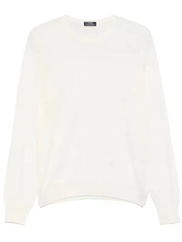 BARBA NAPOLI Fine-knit Virgin Wool-silk Blend Sweater