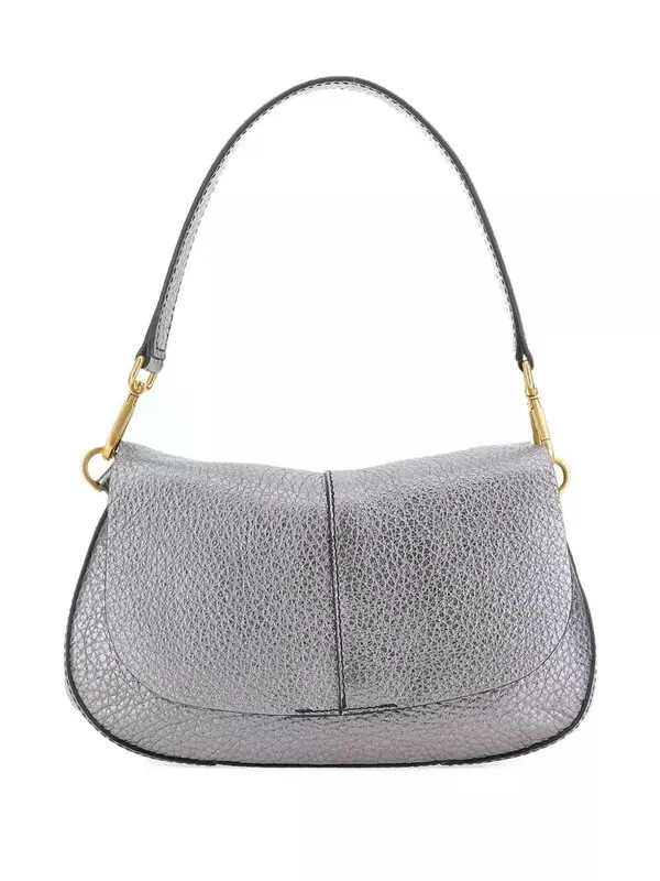 GIANNI CHIARINI Helena Round Shoulder Bag - Silver