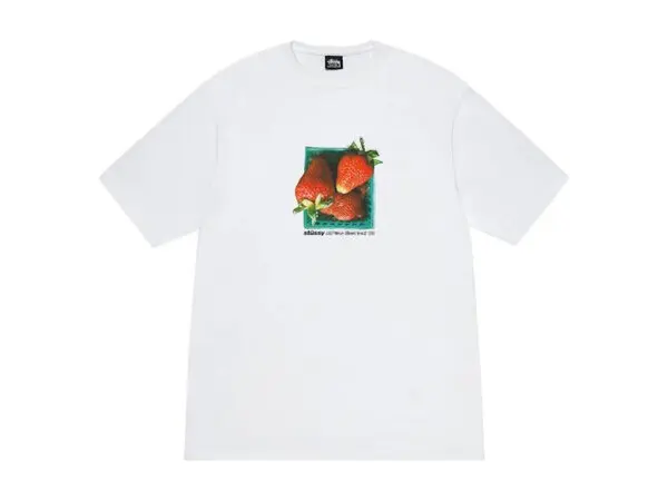 StÜssy Berries Tee Shirt - White