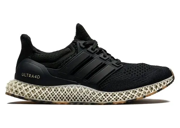 Adidas Ultra 4d Sneakers - Core Black/gold Metallic
