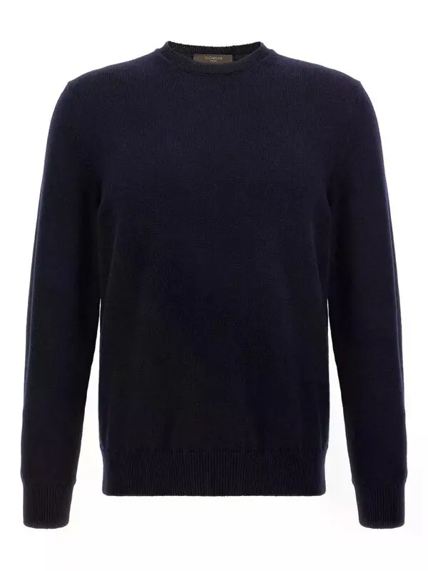 ZANONE Wool Crewneck Sweater - Blue