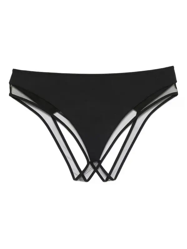 MAISON CLOSE Pure Tentation Open High-waisted Briefs
