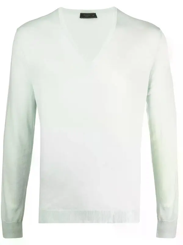 Prada Knitted Long-sleeve Jumper