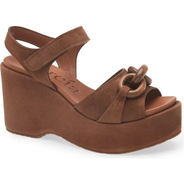 PEDRO GARCIA Lady Ankle Strap Platform Wedge Sandal
