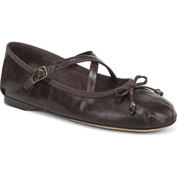 CIRCUS NY BY SAM EDELMAN Zuri Strappy Ballet Flat - Dark Chocolate