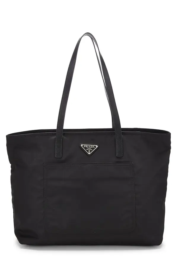 Prada Nylon Front Pocket Tote