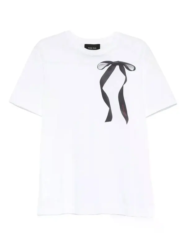 Simone Rocha Ribbon Bow-print T-shirt