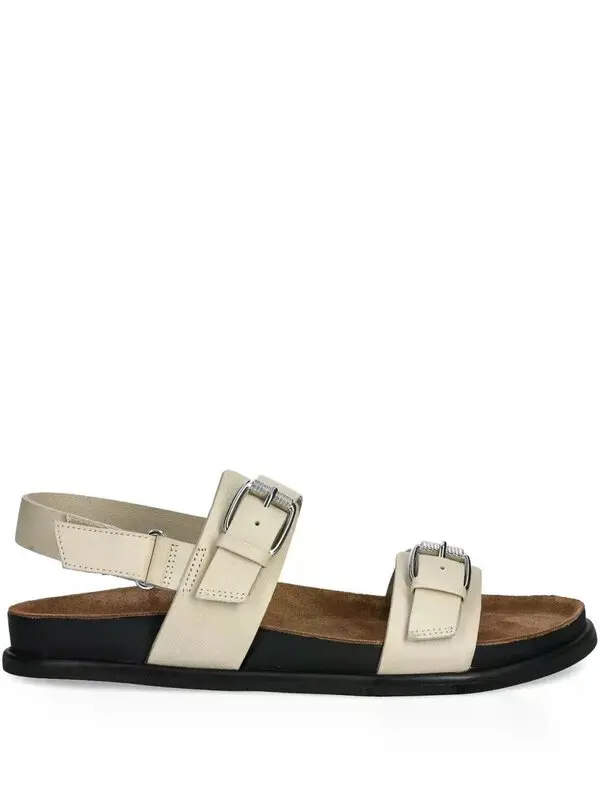 VAGABOND SHOEMAKERS Effie Buckle-detail Slingback Sandals - Neutrals