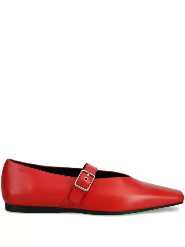 VAGABOND SHOEMAKERS Wioletta Buckle-strap Ballet Flats - Red