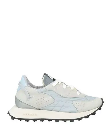 RUN OF Sky Leather Sneakers - Blue