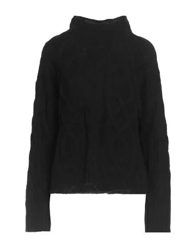 Alpha Studio Turtleneck Knit Top - Black