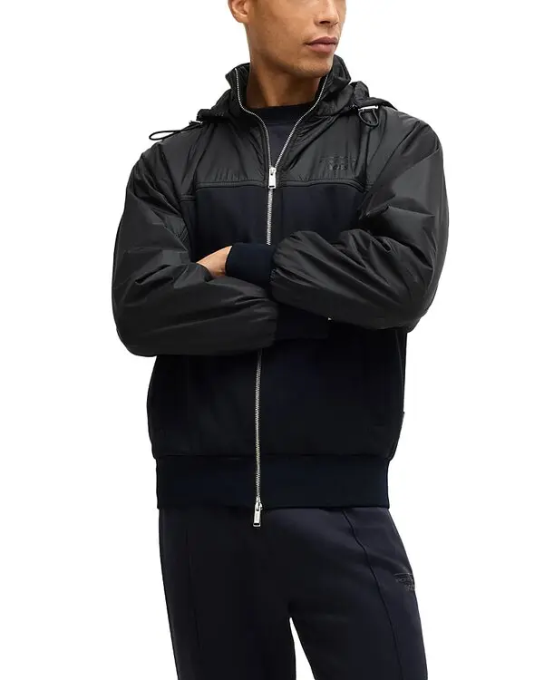 Hugo Boss Hooded Zip-up Jacket