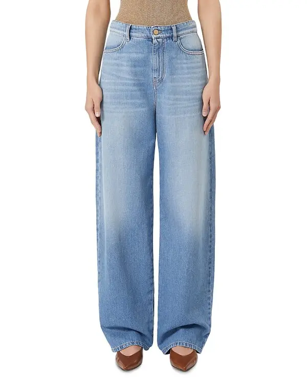 MAX MARA STUDIO Mid-rise Oversized Jeans