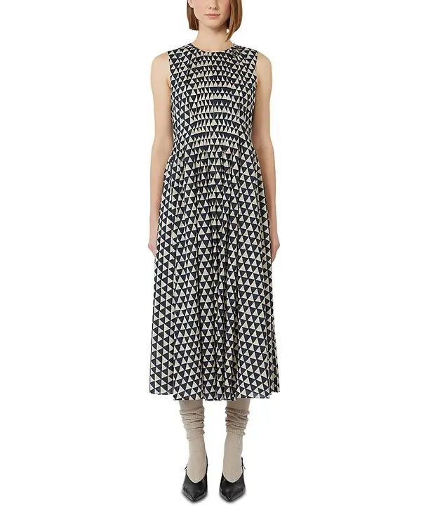 Max Mara Eloise Cotton Dress - Ultramarin