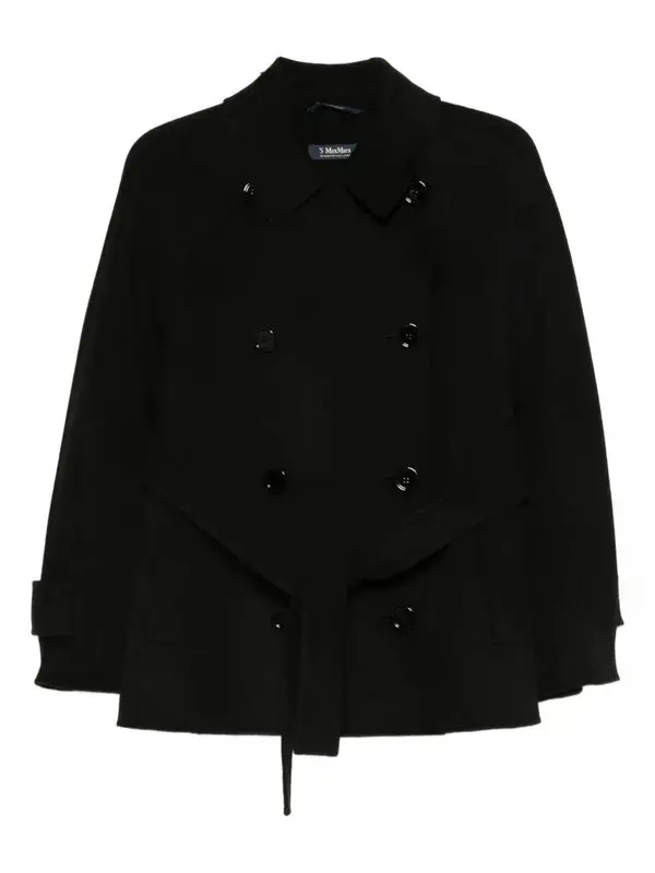 Max Mara Louis Belted Double-breasted Pea Coat
